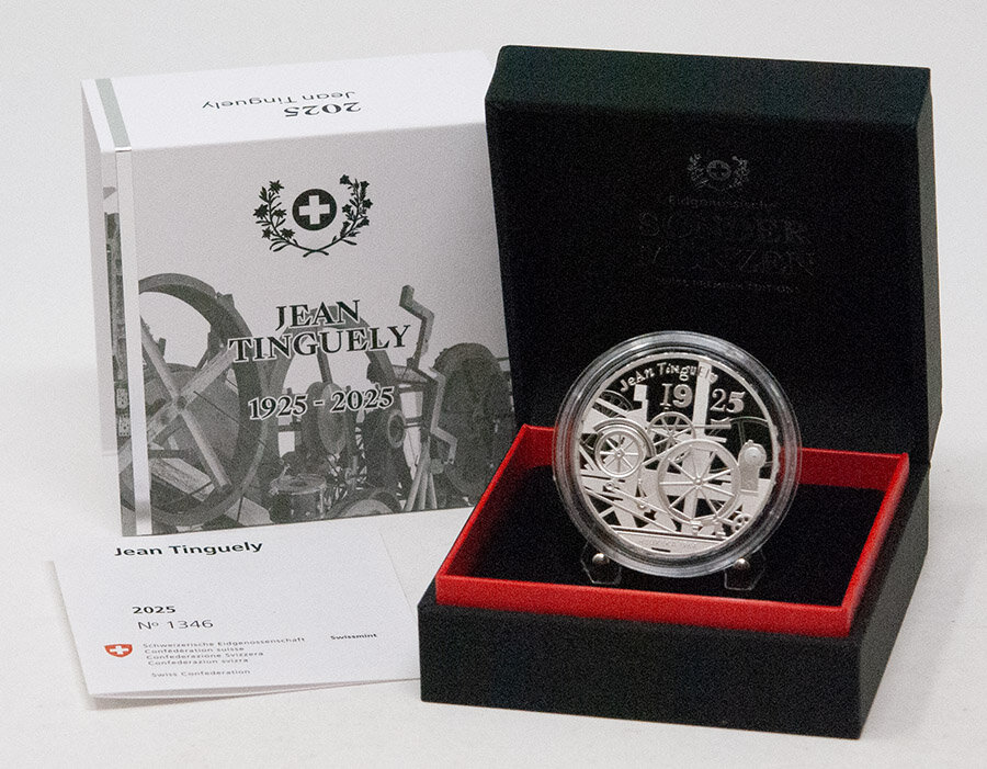 Schweiz 20 Franken 2025 - Jean Tinguely PP